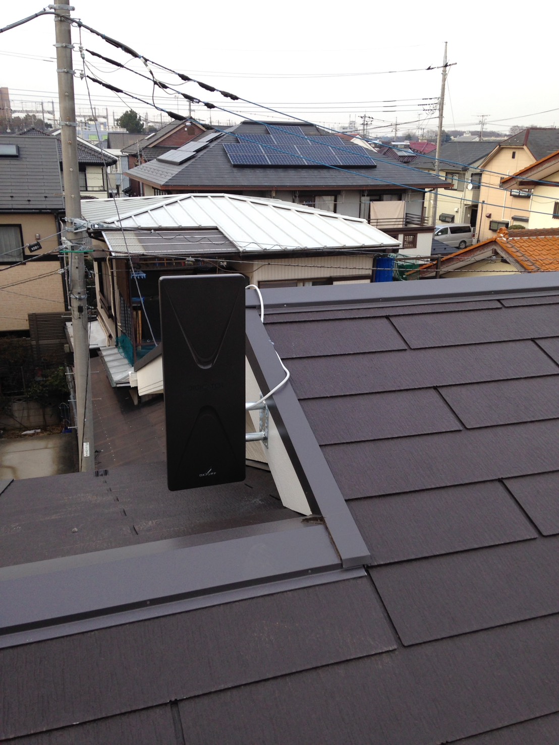 上尾市｜埼玉県｜テレビアンテナ工事施工例｜株式会社電翔