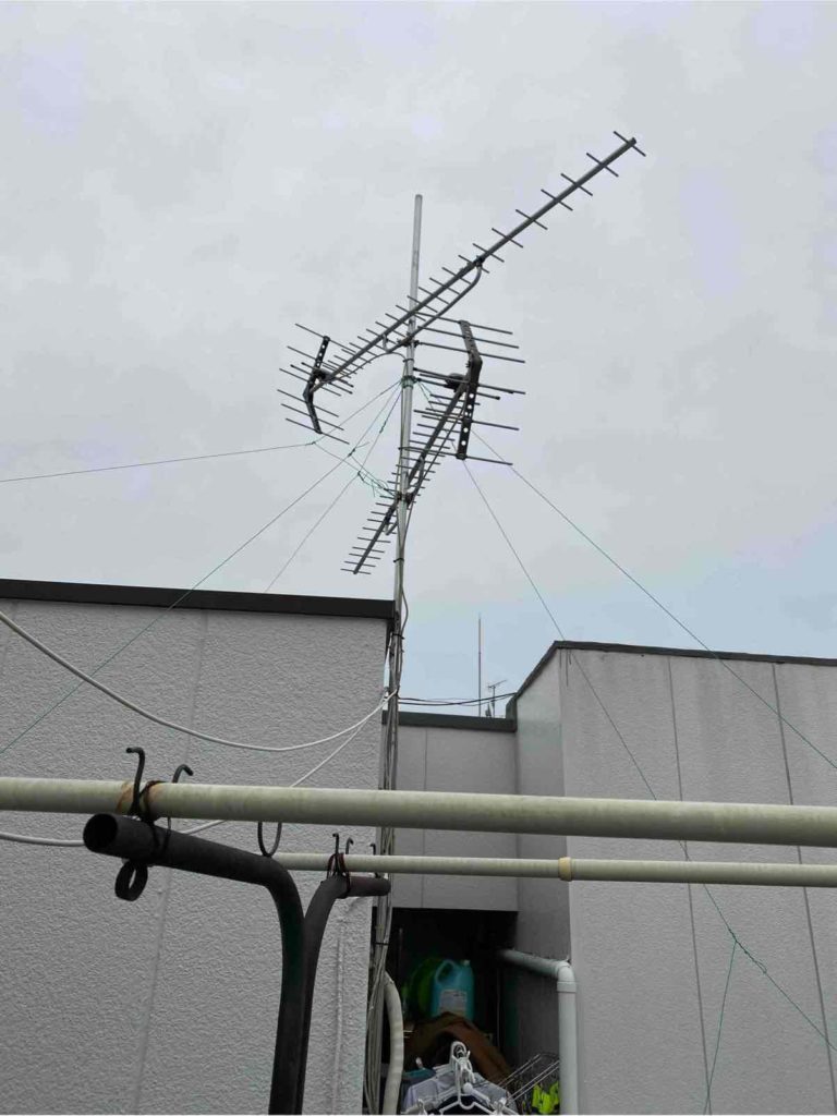 1部屋だけテレビが映らないマンションのテレビアンテナ工事【大阪市東淀川区】 | アンテナBlog | 株式会社 電翔