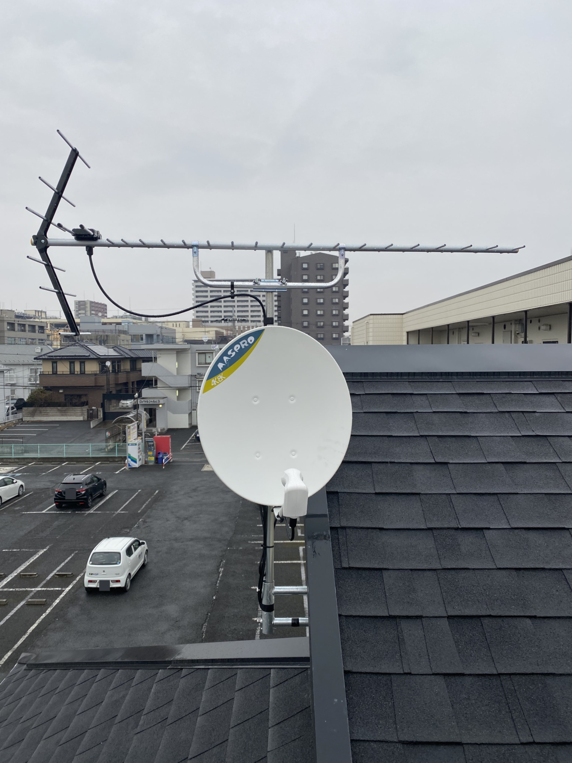 新築へのテレビアンテナ新設工事【埼玉県鴻巣市】 | アンテナBlog | 株式会社 電翔